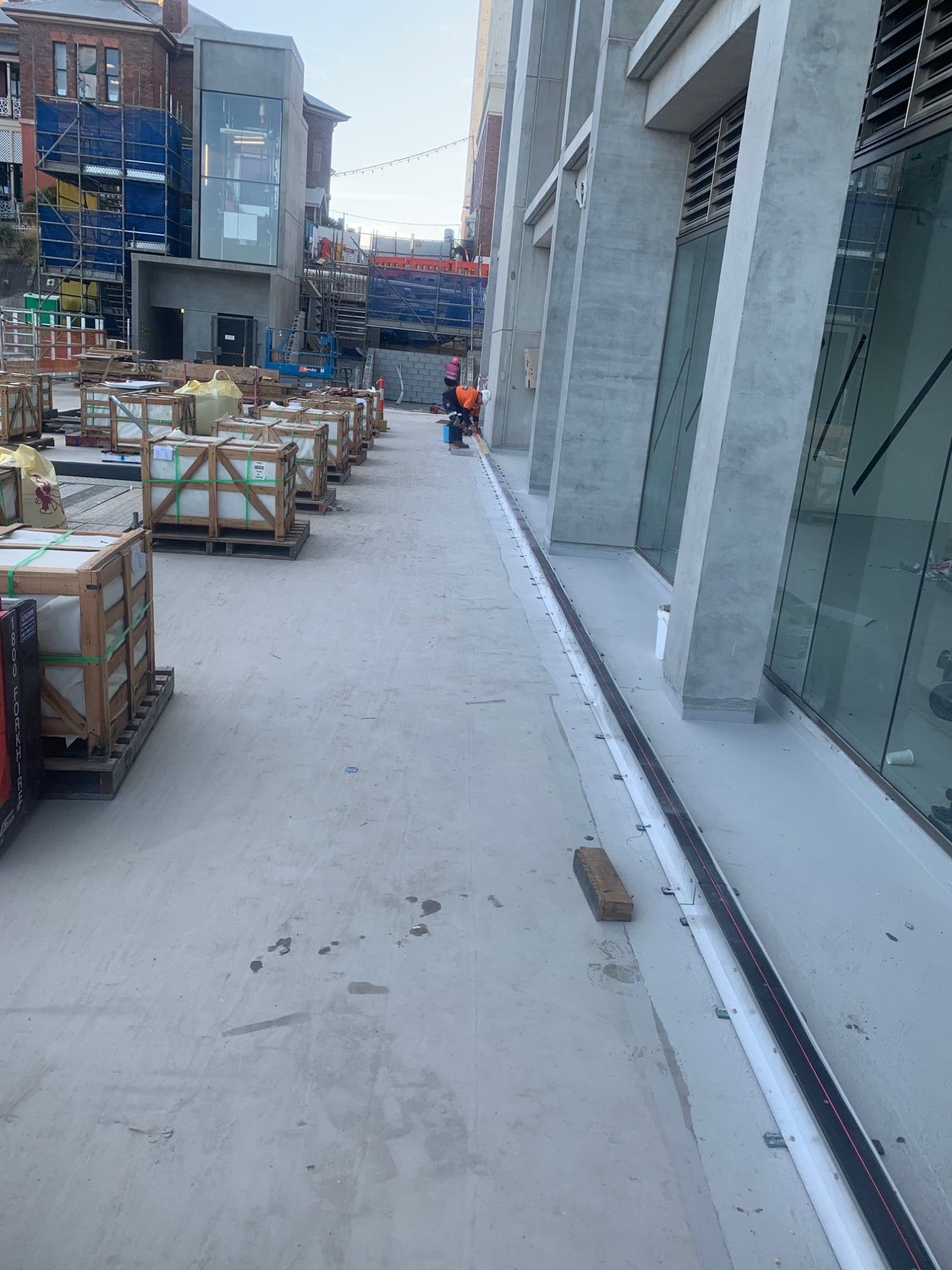 Continuous Angle Leg Floor Joint | Australian Expansion Joints